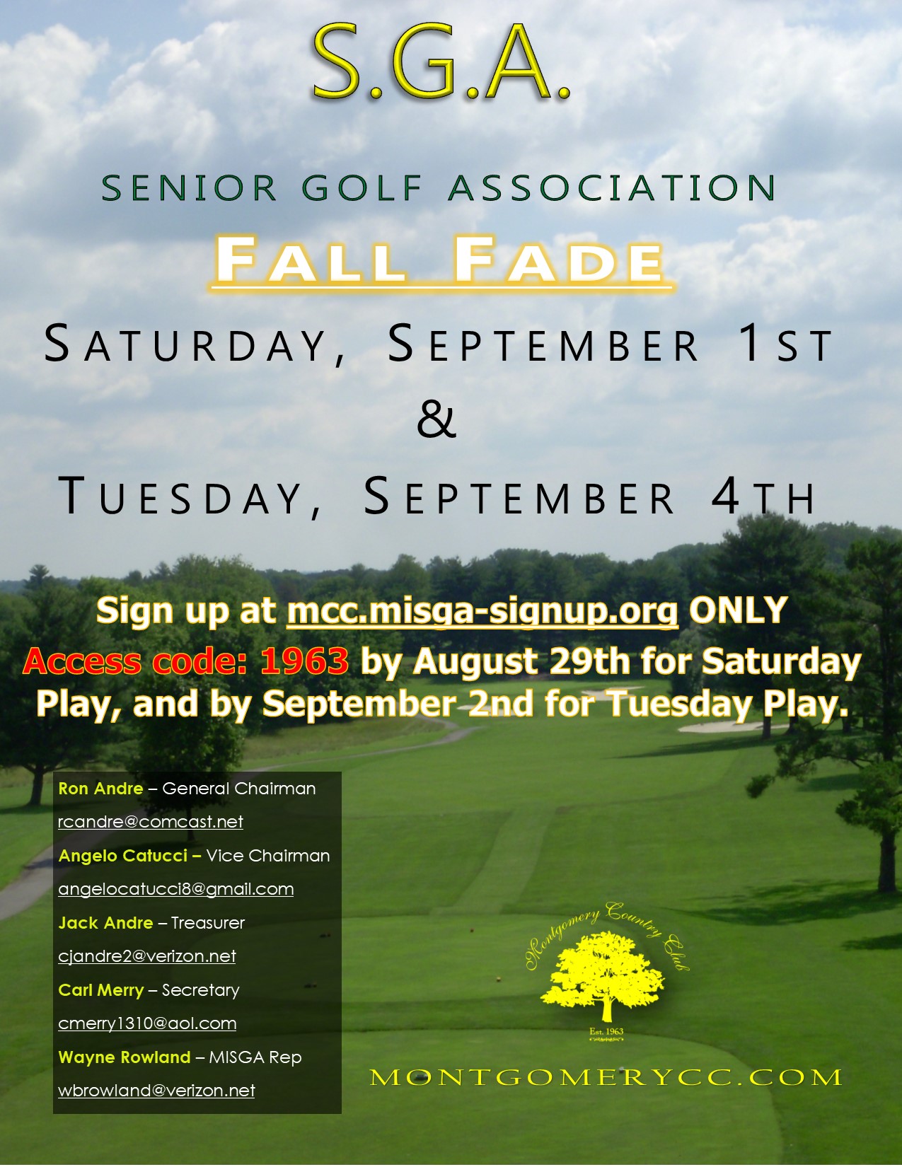 SGA Fall Fade | Montgomery Country Club | 2018-09-01