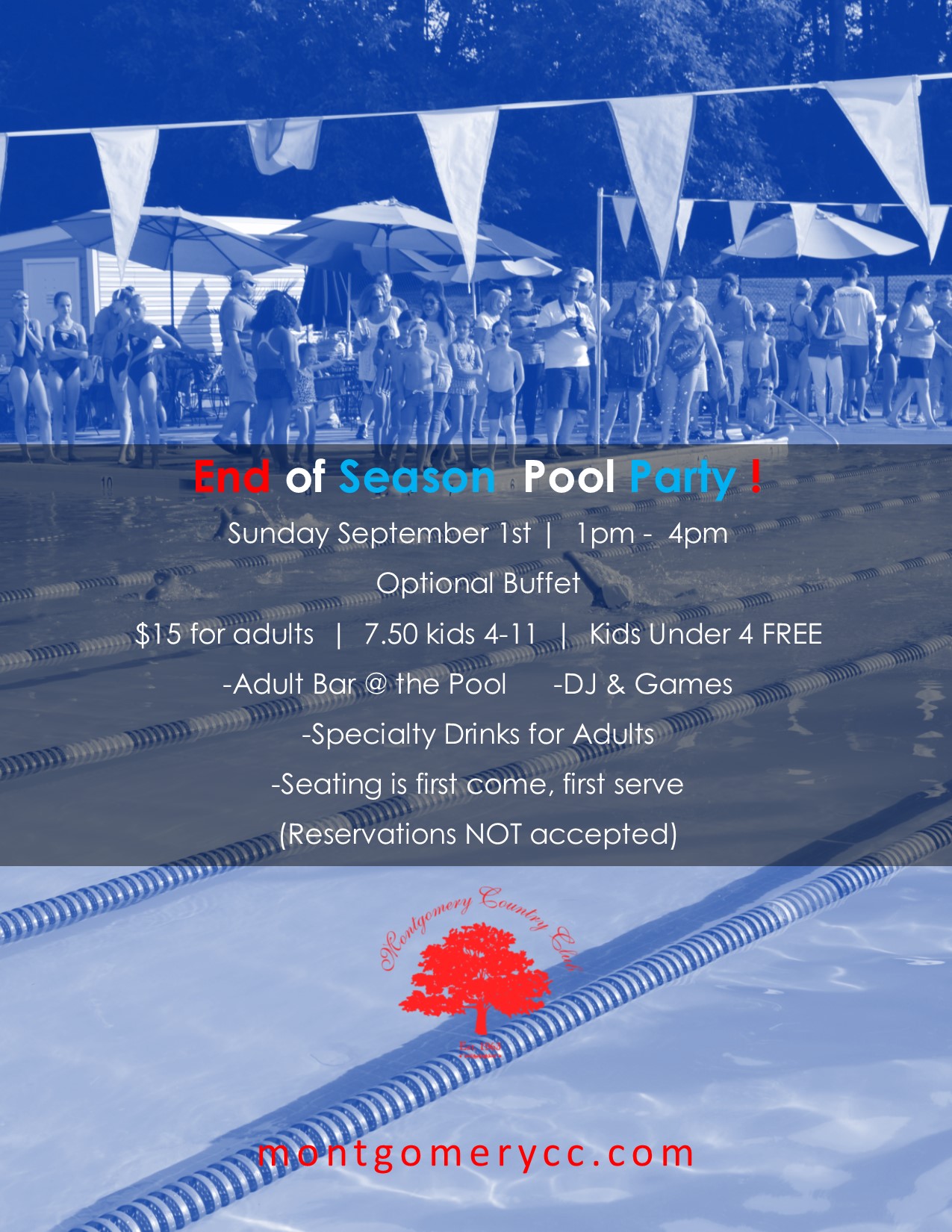 End of Season Pool Party | Montgomery Country Club | 2019-09-01